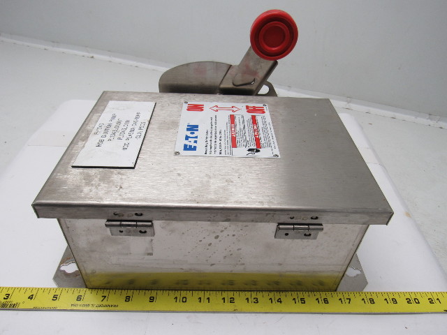 Eaton DH361UWK 30A 600V Stainless Steel Safety Disconnect Switch Non-Fusible | Bullseye ...