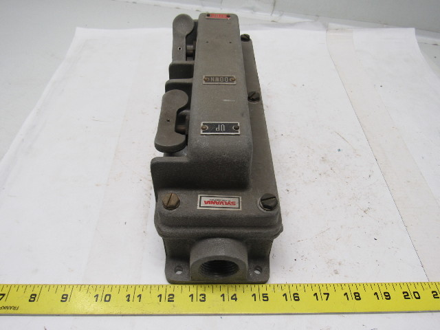 Sylvania 1HW3-2 Heavy Duty Control Station 600 V Explosion Rocker Proof ...