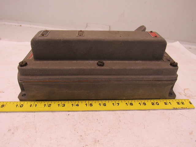 Sylvania 1HW3-2 Heavy Duty Control Station 600 V Explosion Rocker Proof ...