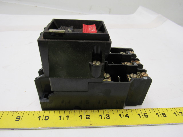 Square D 2510 MB0-2 AC Manual Starter Open Type Nema Size M-0 3 PH 3 ...