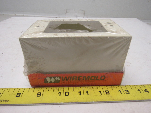 Wiremold V5744 Deep Switch & Receptacle Box Ivory Lot of 5 | Bullseye ...