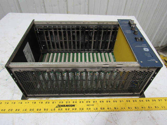 GE Fanuc IC698CHS017C 17 Slot Wall Mount Rack W/Power Supply & Fans ...