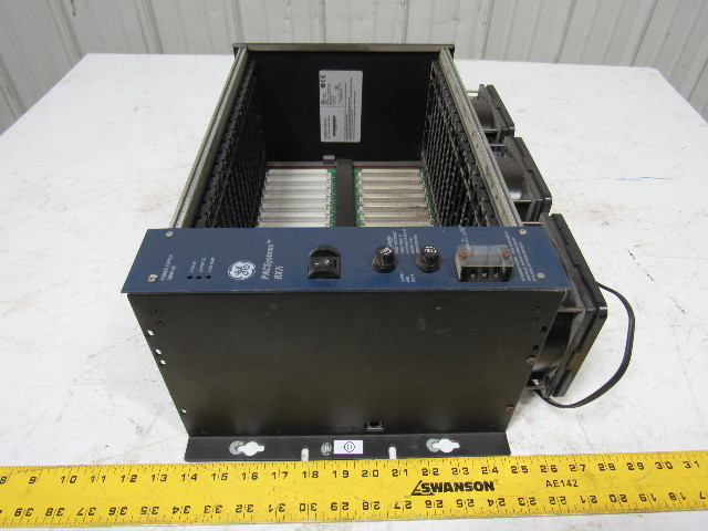 GE Fanuc IC698CHS017C 17 Slot Wall Mount Rack W/Power Supply & Fans ...