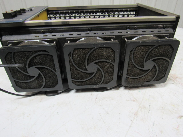 GE Fanuc IC698CHS017C 17 Slot Wall Mount Rack W/Power Supply & Fans ...