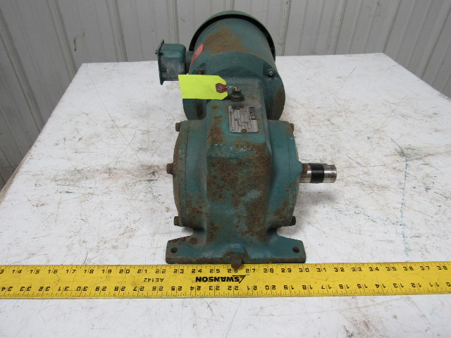 Reliance Electric FC56WG21A 50:1 Ratio Gear Box Speed Reducer W/3/4 Hp ...
