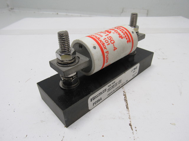 Ferraz Shawmut A70P150-4 Amptrap 150A 700V Fuse w/ P266A Fuse Holder ...