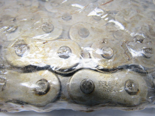 Tsubaki RS80 #80 Single Strand Roller Chain 120 Links 10 FT Riveted ...