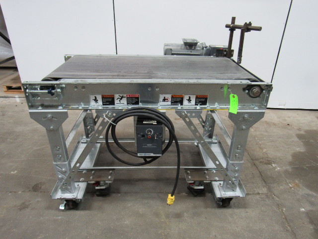 21"W x 44"L Powered Sliderbed Separation Box Conveyor 20-199FPM 115 ...