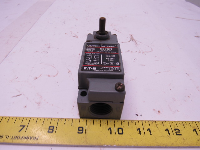 Cutler-Hammer E50SN E50DN1 Series A-2 Switch Body w/ Series A-1 Head 5 ...