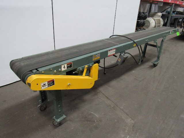 Hytrol Model TA 12'x16" Slide Bed Conveyor 115V Variable Speed Drive 13 ...