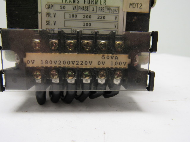 Tokai Transformer 100-200-220V Primary 100V Secondary 50VA 50/60Hz 1 Ph ...