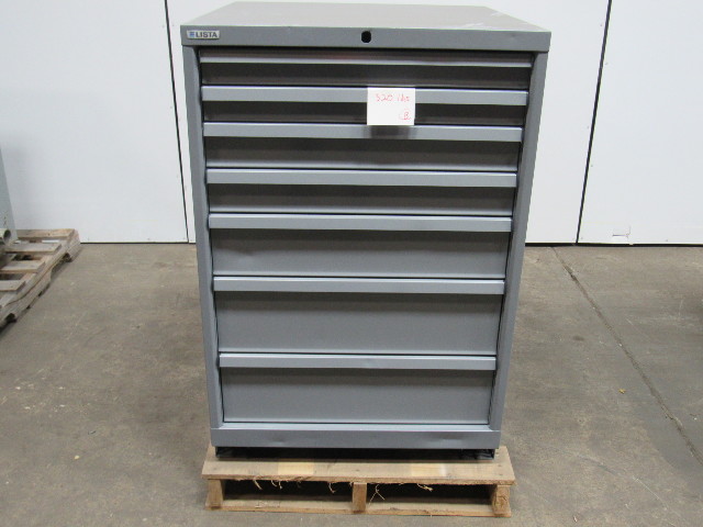LISTA 7 DRAWER 42" TALL Industrial Tooling Parts Storage Cabinet Aprox ...