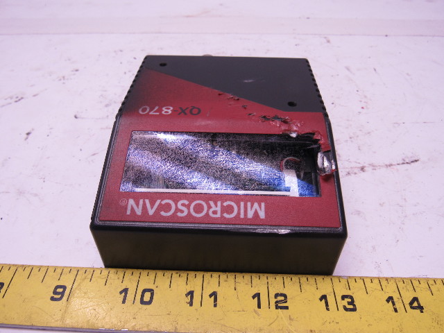 Microscan QX870 Industrial Raster Bar Code Laser Scanner | Bullseye ...