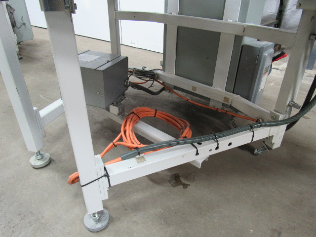 TRANSNORM TS1500-80A 90 Degree Powered Flat Belt Conveyor 2-285FPM ...