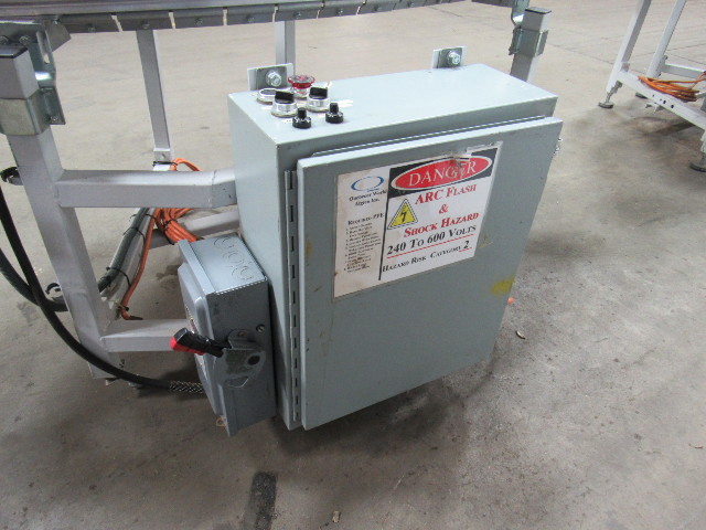 TRANSNORM TS1500-80A 90 Degree Powered Flat Belt Conveyor 2-285FPM ...