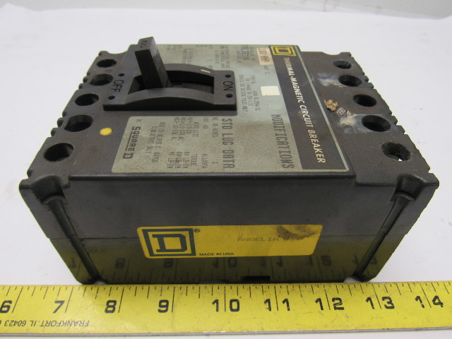 Square D FAL36100 Series 2 100A Circuit Breaker 600V 3 Pole | Bullseye ...