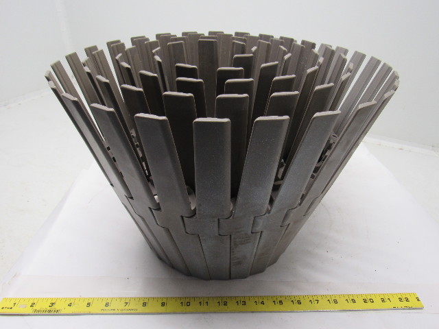 Rex Rexnord 882 Plastic Table Top Conveyor Chain Belt Belting 120"x 12 ...