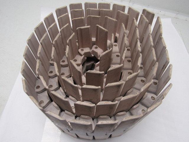 Rex Rexnord 882 Plastic Table Top Conveyor Chain Belt Belting 108"x 7-1 ...