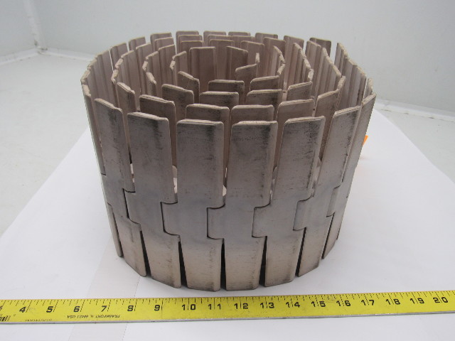 Rex Rexnord 882 Plastic Table Top Conveyor Chain Belt Belting 108"x 7-1 ...