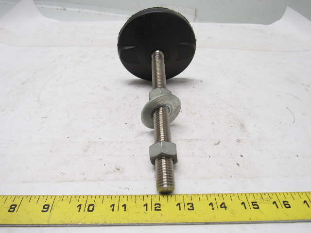 Valu-Guide Leveler Base 4-1/8" Dia W/5/8-11 Threaded Shaft 8" OAL Lot ...