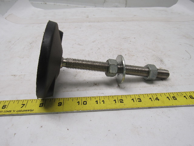 Valu-Guide Leveler Base 4-1/8" Dia W/5/8-11 Threaded Shaft 8" OAL Lot ...