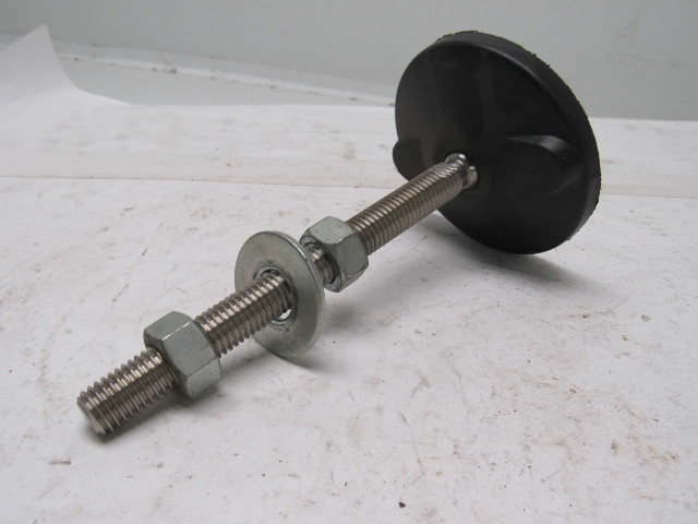 Valu-Guide Leveler Base 4-1/8" Dia W/5/8-11 Threaded Shaft 8" OAL Lot ...