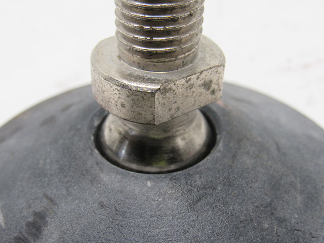 System Plast Leveler Base 4" Dia W/5/8-11 Threaded Shaft 8" OAL Lot of ...