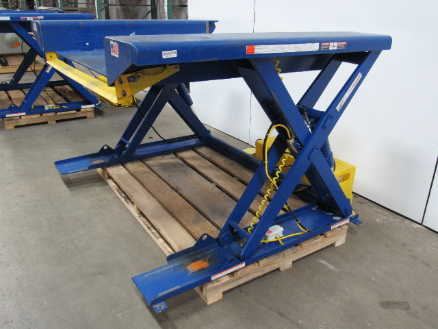 VESTIL EHLTG-5250-2-36 Ground Lift Table 48"Dx52"W 115V 2000Lb.Cap. 36 ...