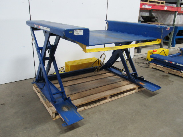 VESTIL EHLTG-5250-2-36 Ground Lift Table 48"Dx52"W 115V 2000Lb.Cap. 36 ...