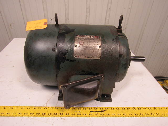 Reliance Electric 25AT17 3Hp Electric Motor 220/440V 3Ph CB-254 Frame ...