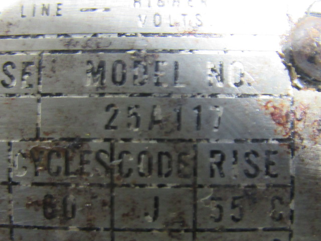 Reliance Electric 25AT17 3Hp Electric Motor 220/440V 3Ph CB-254 Frame ...