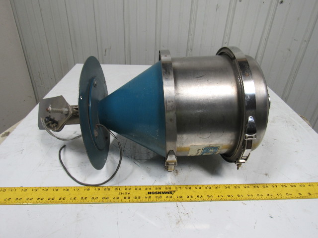 Novatec VR8 Stainless Steel Vacuum Material Receiver 8" | Bullseye ...