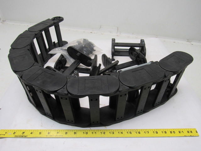 Igus 380.01 Energy Chain Flex Hose Cable Cat Track W/27 Vertical ...