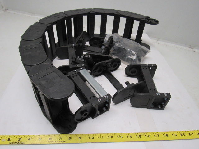 Igus 380.01 Energy Chain Flex Hose Cable Cat Track W/27 Vertical ...