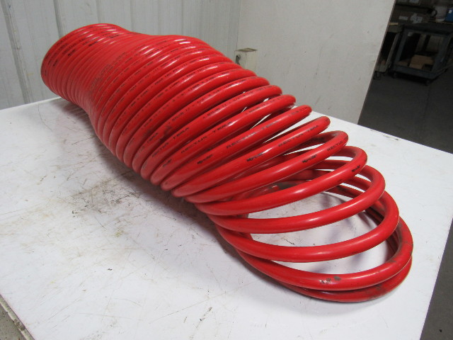NYCOIL N9XX2-100 RED 3/4" ID Nylon 12 Coil Hose 7/8" OD 160PSI Max 100 ...