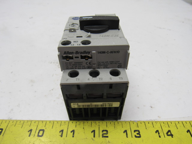 A-B Allen Bradley 140M-C2E-B63 Motor Protection 6.3A C Frame, 3P DIN ...