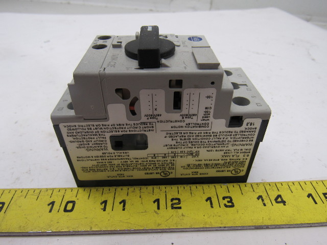 A-B Allen Bradley 140M-C2E-B63 Motor Protection 6.3A C Frame, 3P DIN ...