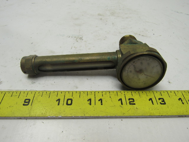 LDI Industries Brass Liquid Thermometer Sight Indicator Gauge ...