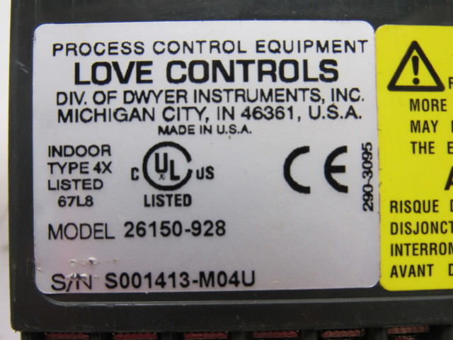 Love Controls 26150-928 Temperature Process Controller | Bullseye ...