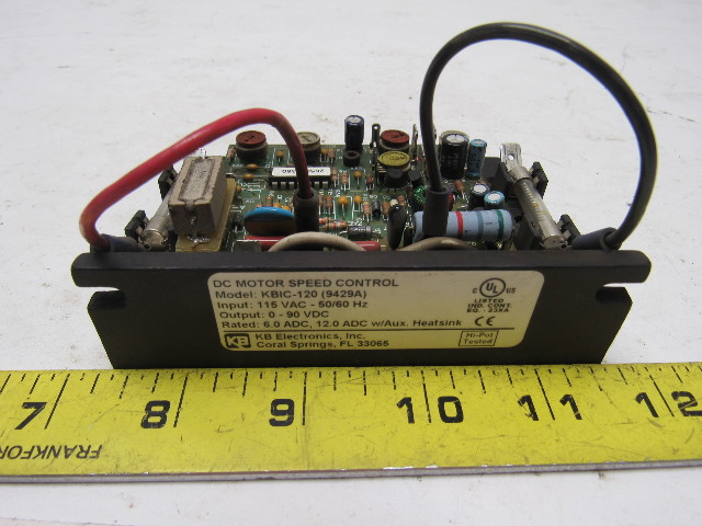 KB Electronics KBIC-120 (9429A) DC Motor Speed Control In 115Vac Out 0 ...