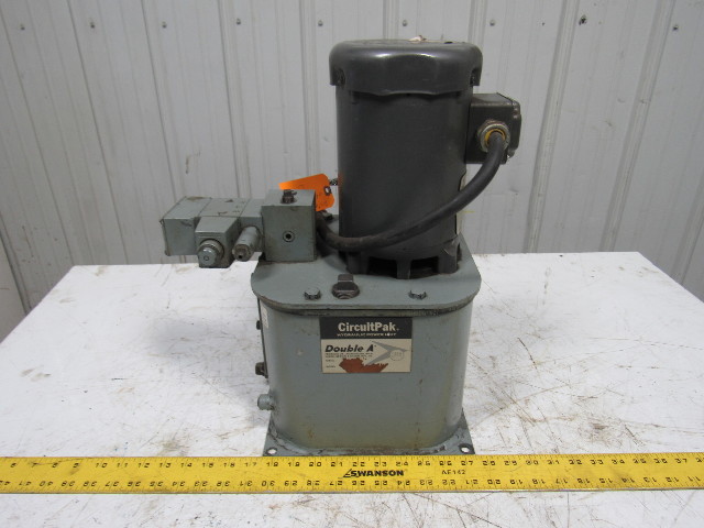 Circuitpak Double A Hydraulic Power Unit W/1/2Hp Baldor Motor 230/460V ...
