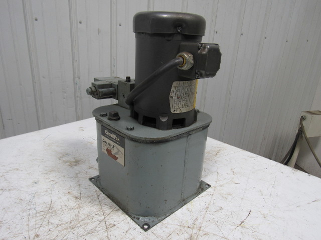 Circuitpak Double A Hydraulic Power Unit W/1/2Hp Baldor Motor 230/460V ...