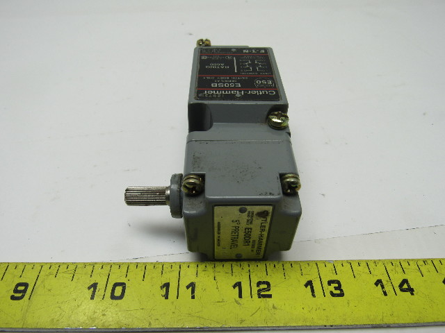 CUTLER HAMMER E50SB & E50DR1 Limit Switch Body & Operating Head 5 Deg ...
