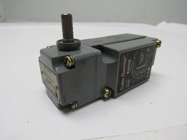 CUTLER HAMMER E50SB & E50DR1 Limit Switch Body & Operating Head 5 Deg ...