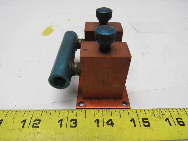 Kool Mist 10B Orange Anodize Coolant System Valve block 3/4" x 1-1/4" x ...