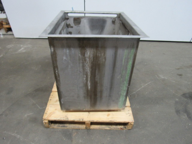 50 GALLON Stainless Steel Process Tank .125" x 24"x20"x24" 1"NPT Out ...