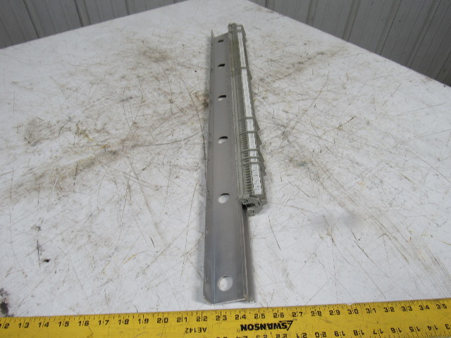 A-B Allen Bradley 1492-W4 Terminal Block Din Rail Strip Gray lot of 105 ...