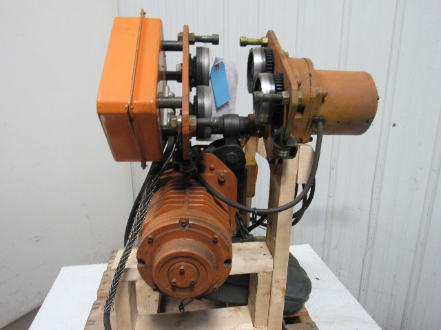 ACCOLIFT 2130140 2 TON Electric Chain Hoist W Power Trolley 18'10" Lift ...