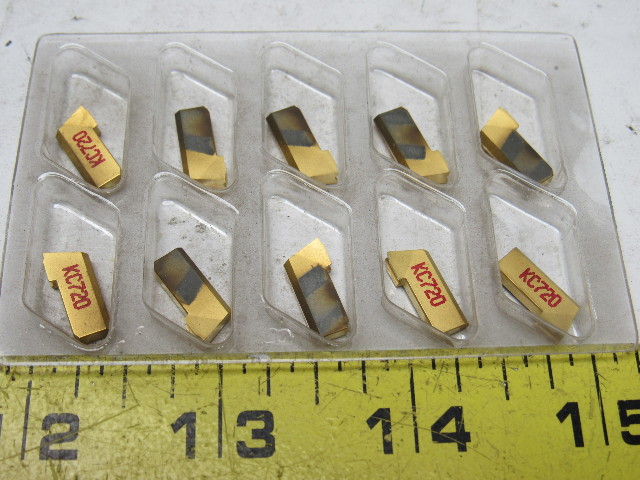Kennametal GS125N KC720 Grade Carbide Cutoff Inserts 1 package of 10 ...
