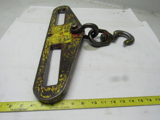 3 Ton Forklift Battery Hook Lifting Plate 6000Lb | Bullseye Industrial ...